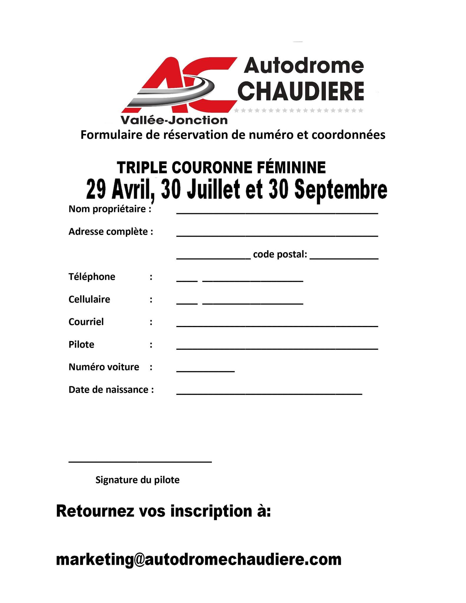 Triple couronne féminine 2023 - Les Gars de Courses