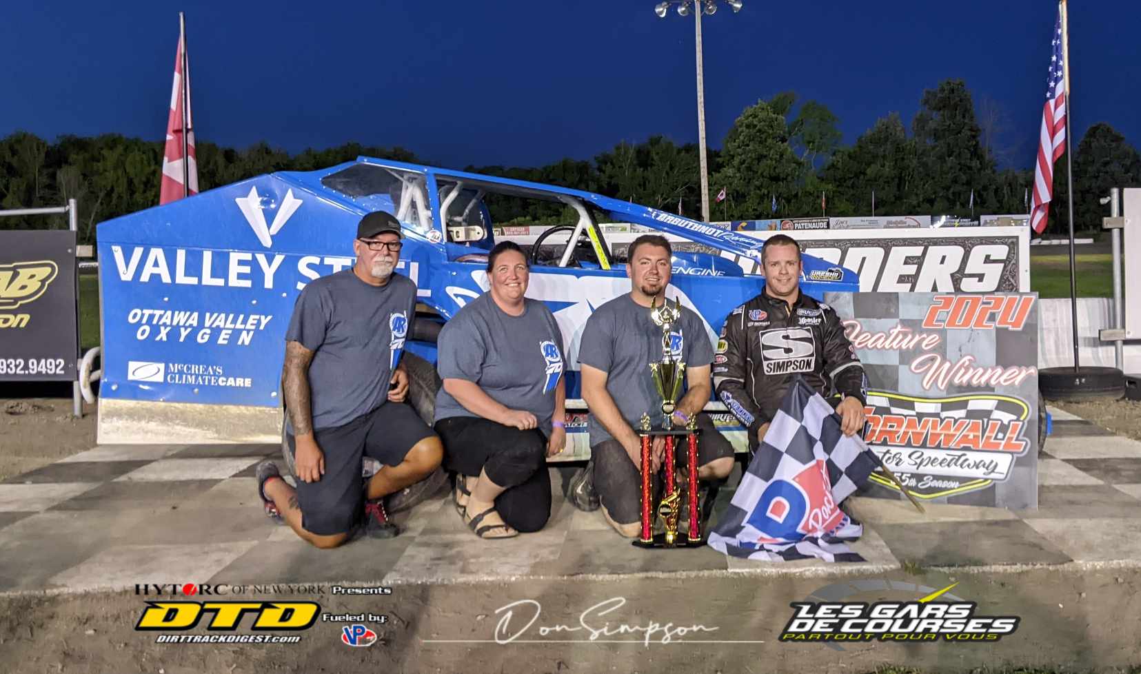 Arbuthnot, Pecore, Ward, Merkley et Dumouchel vainqueurs au Cornwall ...