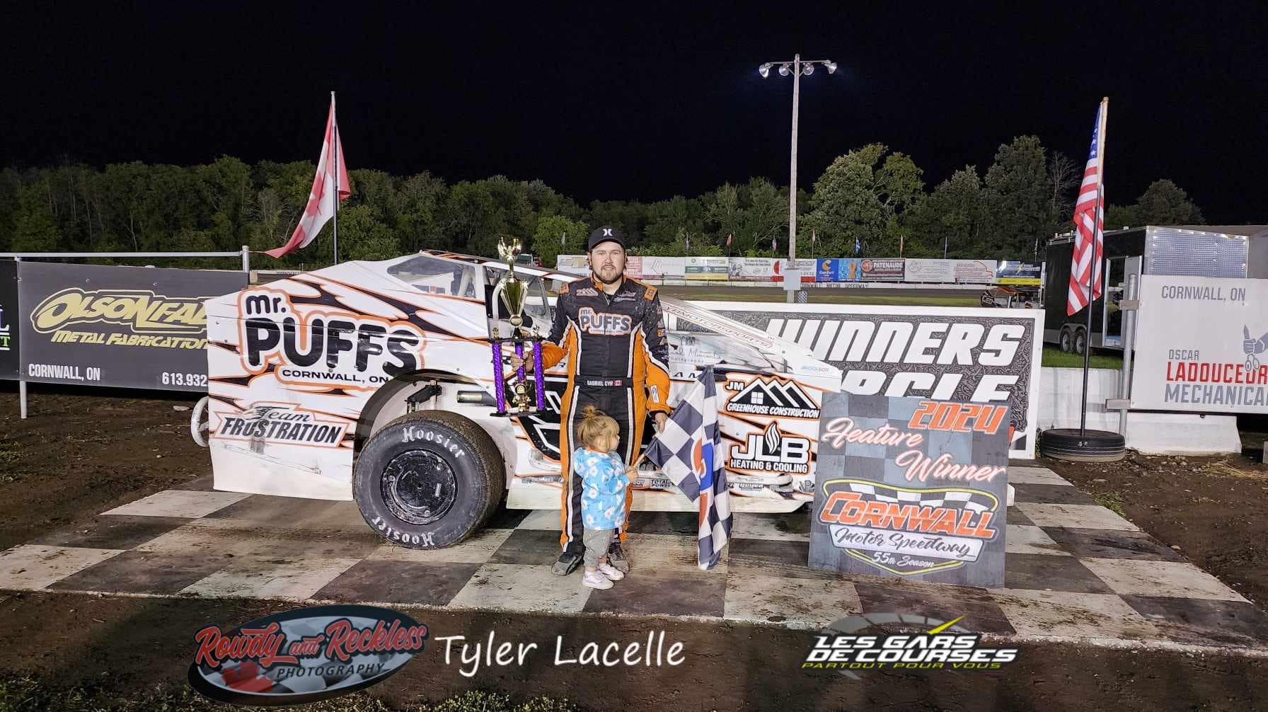 David Hebert $10,055 plus riche avec sa victoire au Cornwall Motor ...